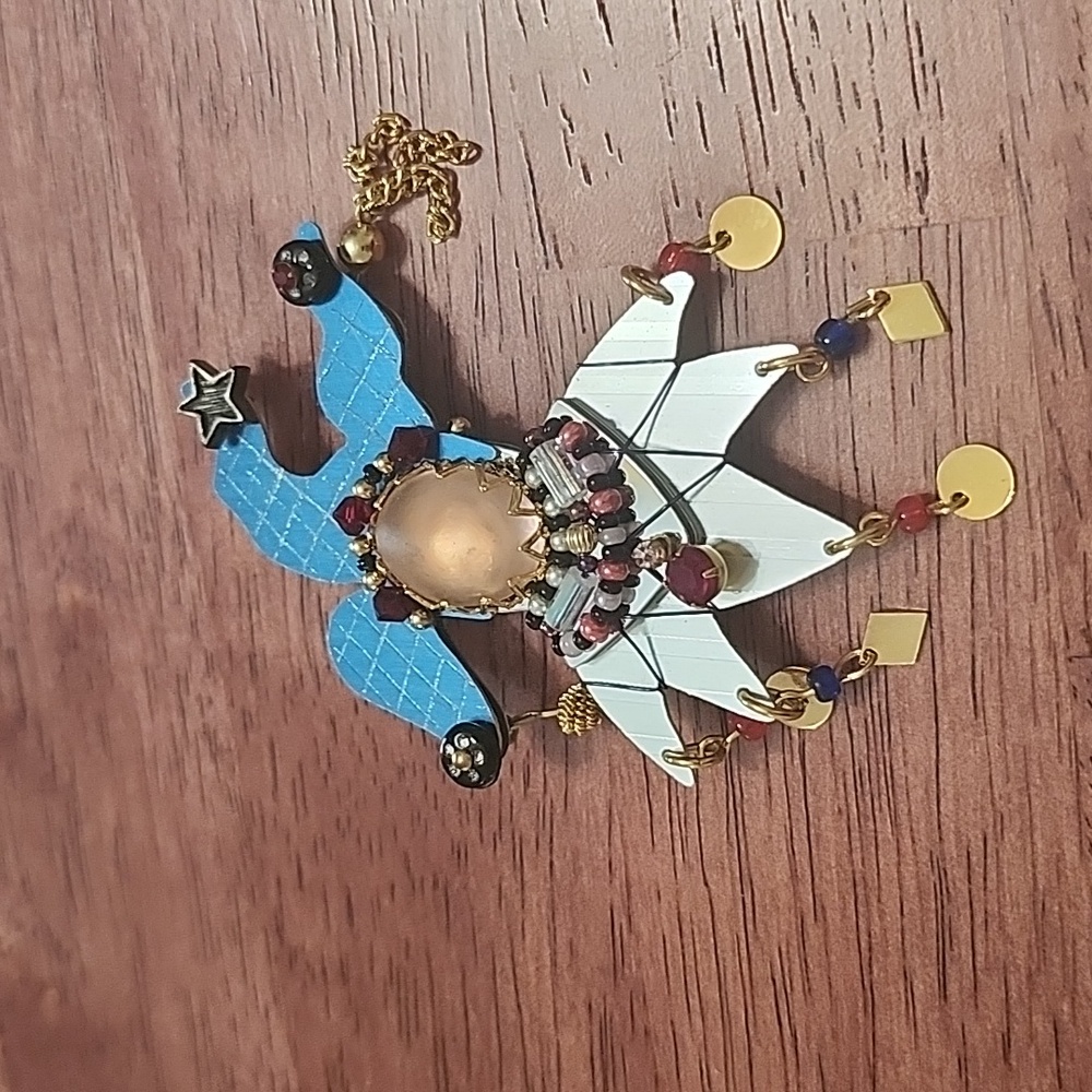 Vintage 1994 Liztech Jester Pin - Gem